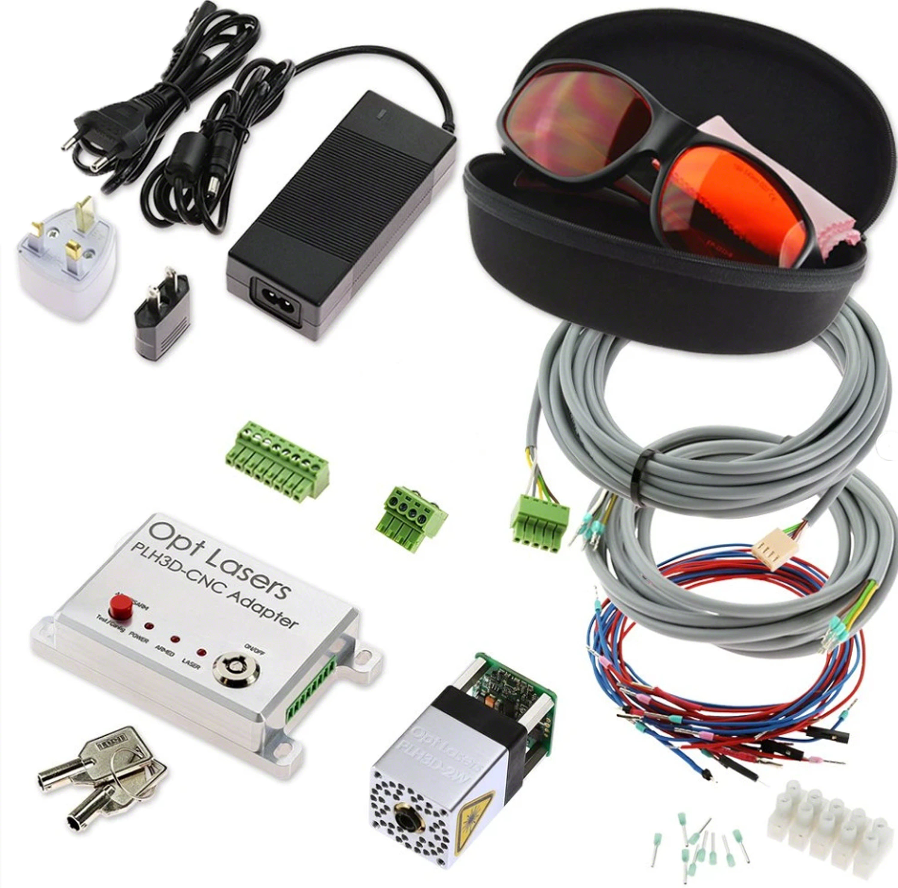 3DWare.ch Handelsware Universal CNC Laser Upgrade Kit with PLH3D-2W ...