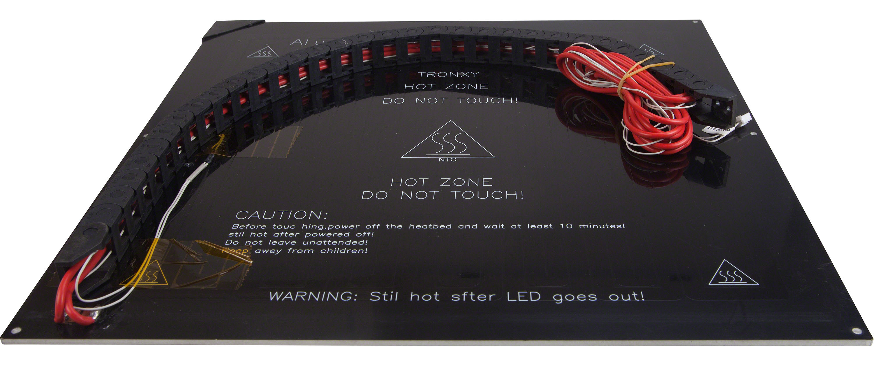 3DWare.ch Handelsware MK3 Alu Heated Bed 330mm x 330mm for Tronxy 3D ...