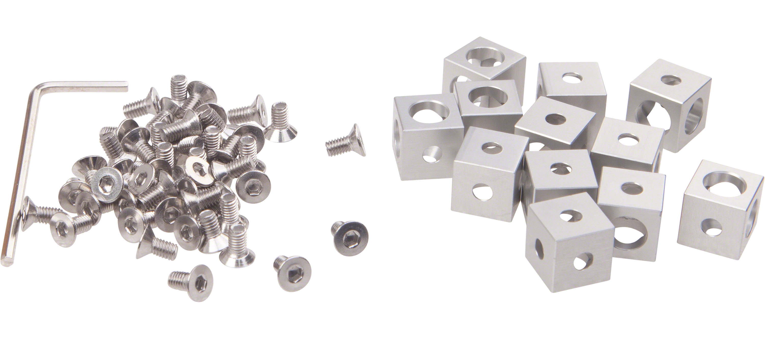 MakerBeam Corner cubes silber 12p 100270 - 3DWare Shop Schweiz
