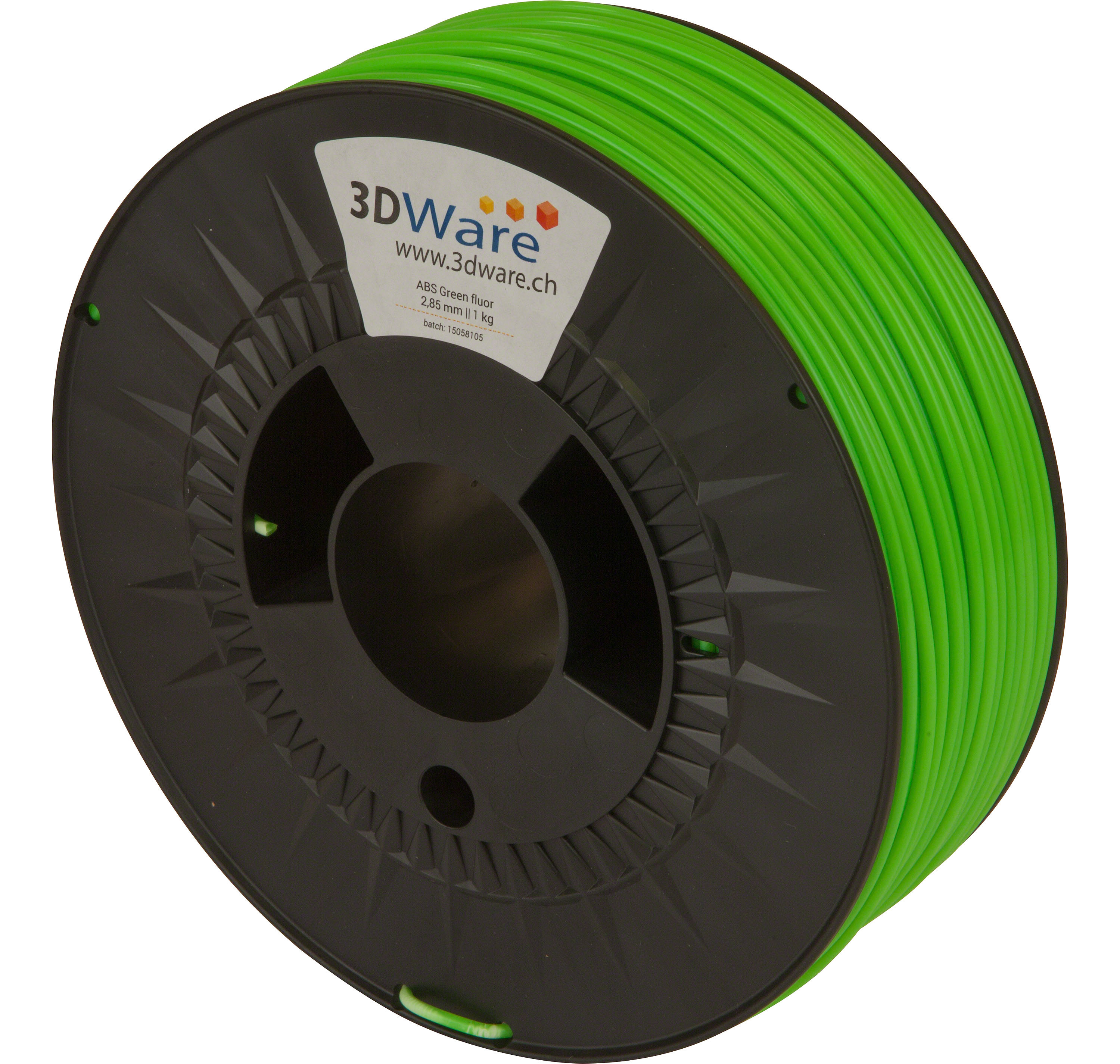 Dutch Filament ABS Green fluorescent 3mm M01121105.1-1 - 3DWare Shop ...