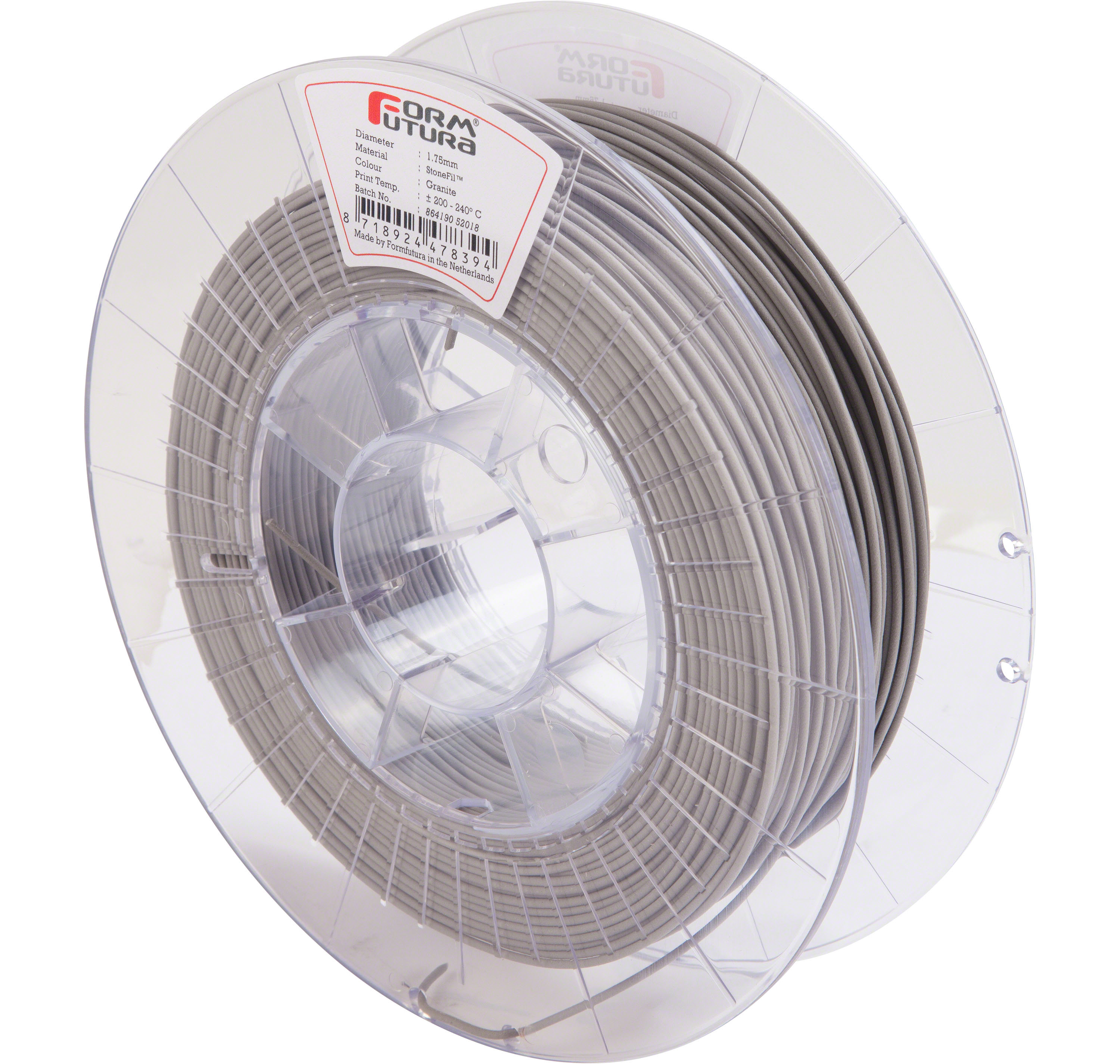 Formfutura Filament PLA StoneFil - Granit - Grau 1.75mm M01122011.500-2 ...