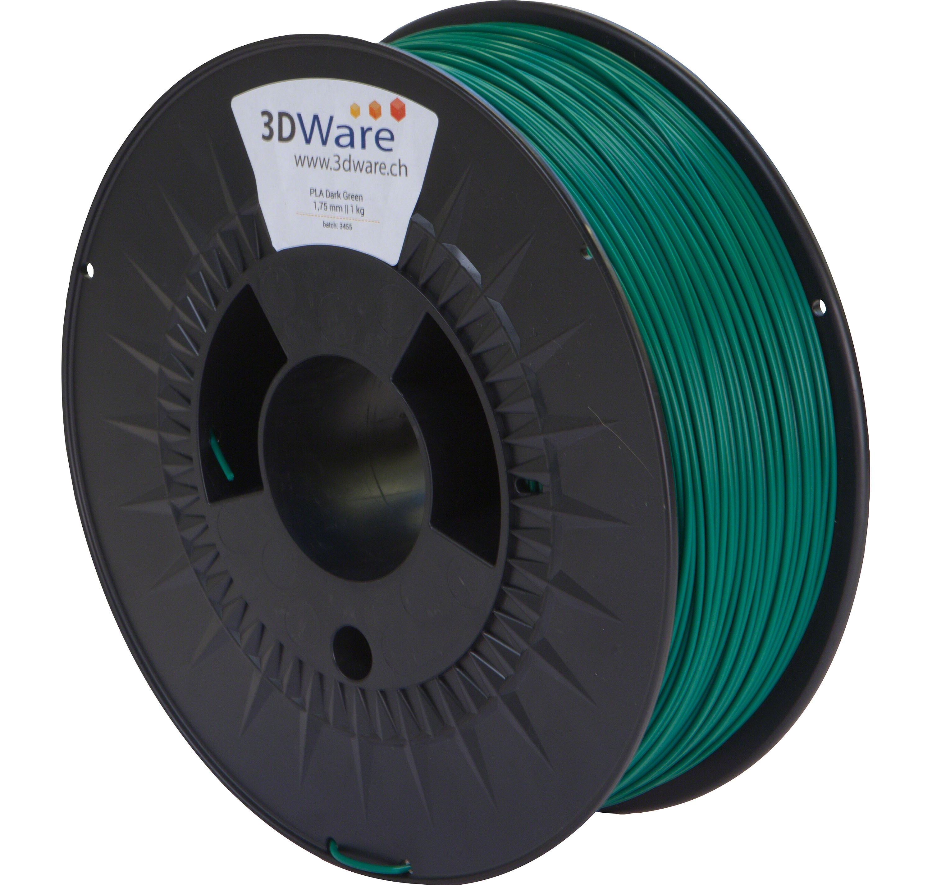 Dutch Filament PLA Green 1.75mm PLA175-GN-101 - 3DWare Shop Schweiz