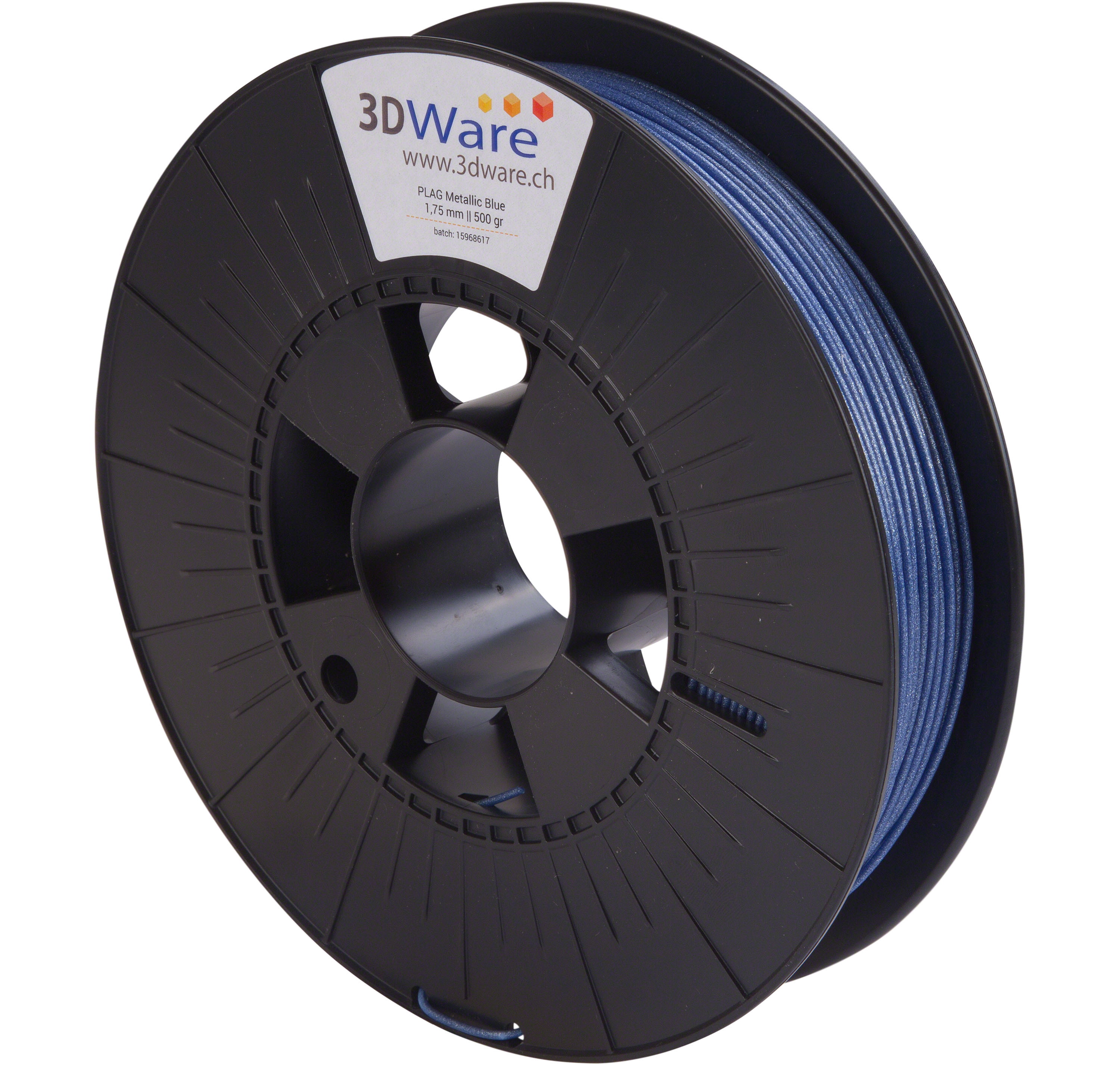 Dutch Filament PLA glitzern metallisch Blau 1.75mm M01122106.05-1 ...