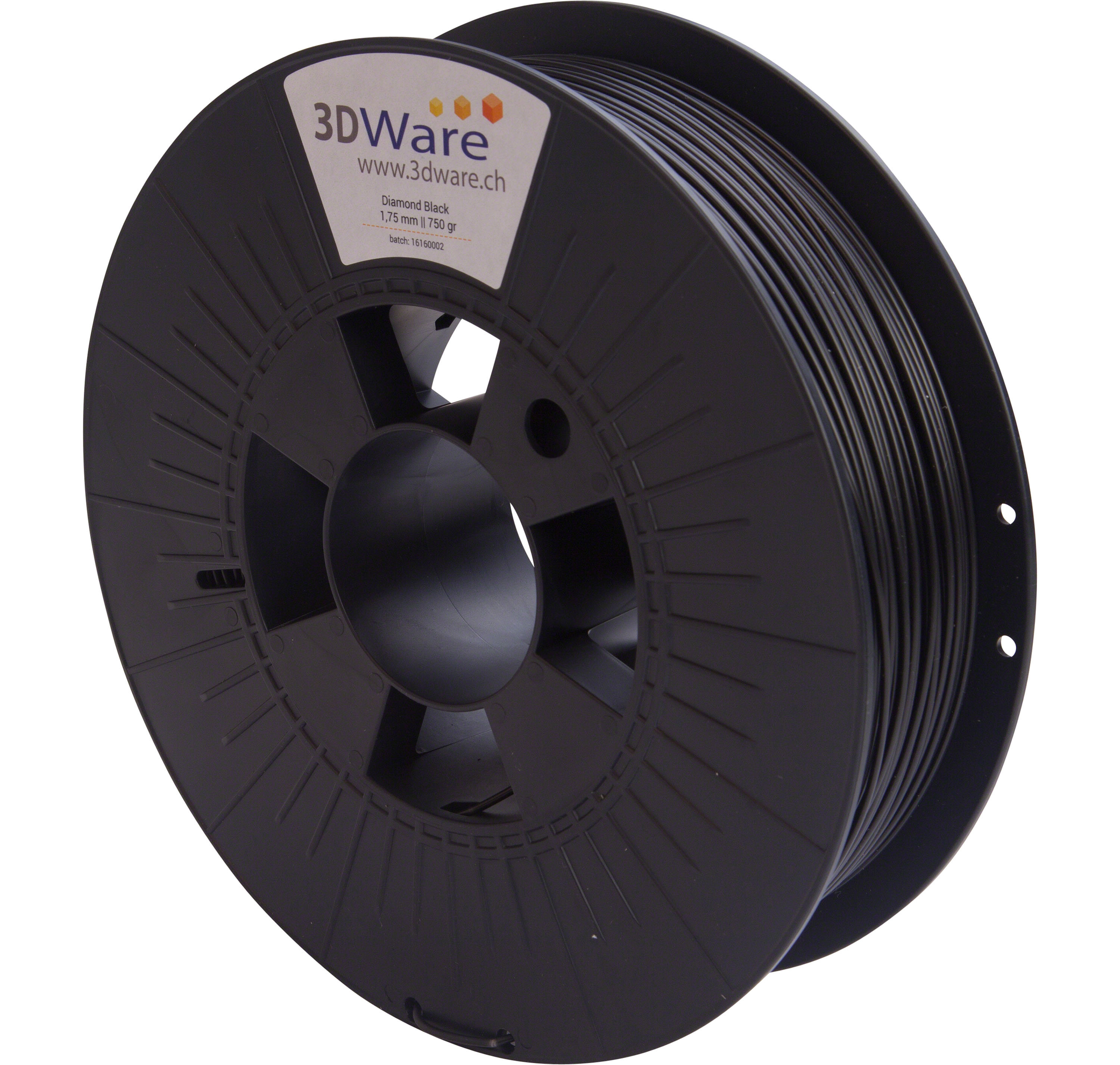Dutch Filament PLA Ultra Diamond Schwarz 1.75mm M01122110.075-1 ...
