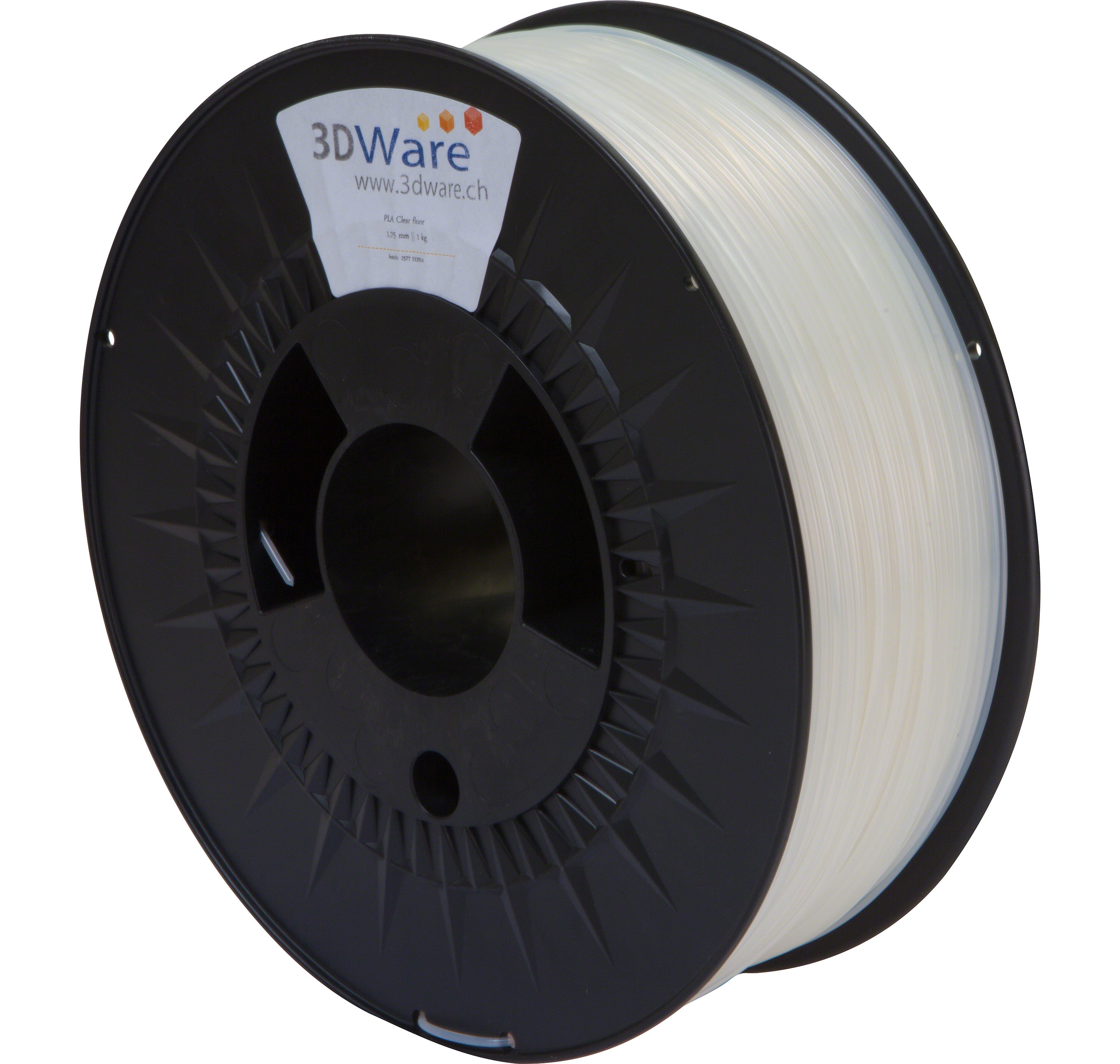 Dutch Filament PLA Transparent fluorescent 1.75mm PLA175-CL-101 ...