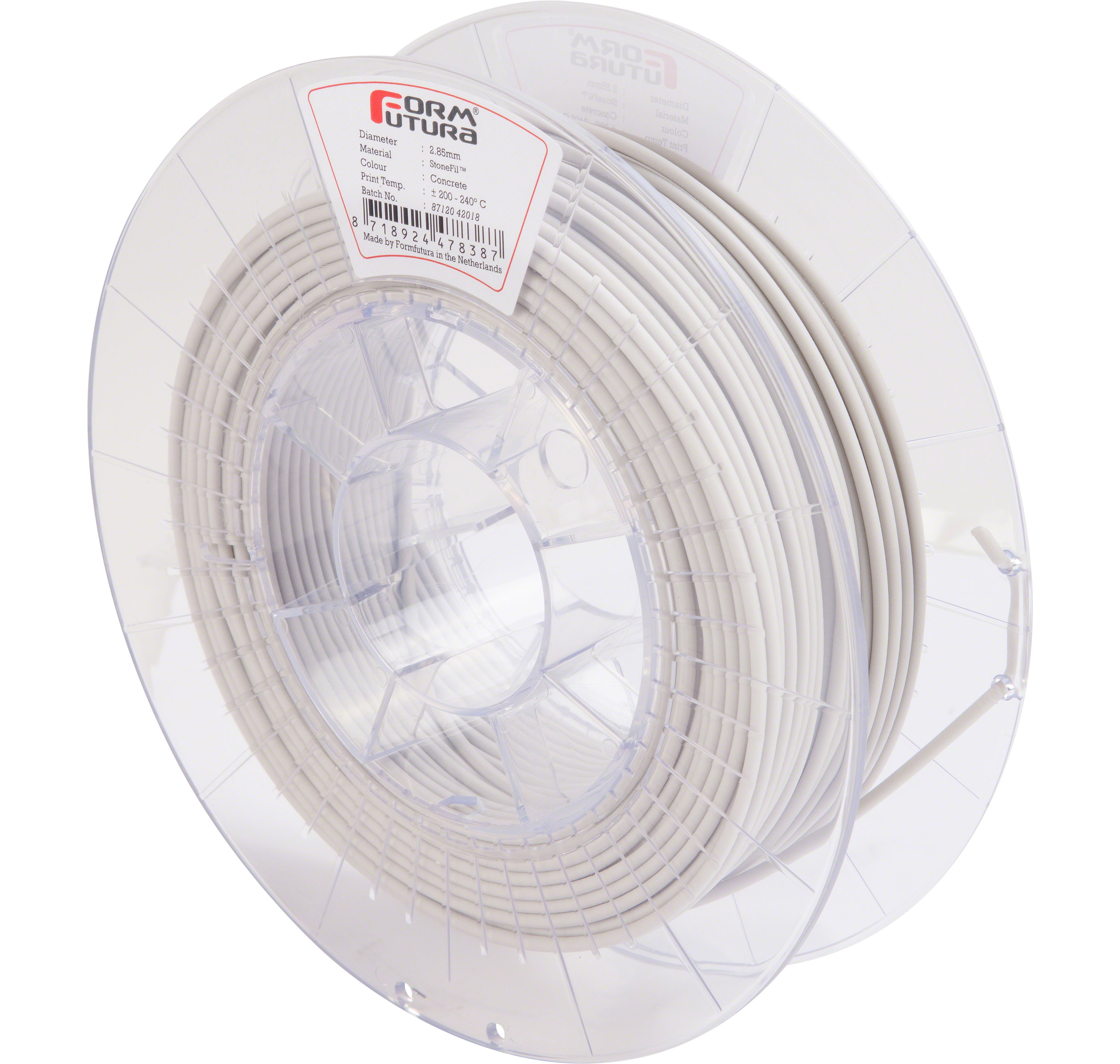 Formfutura Filament PLA StoneFil - Concrete - Grey 3mm M01123011.500-1 ...
