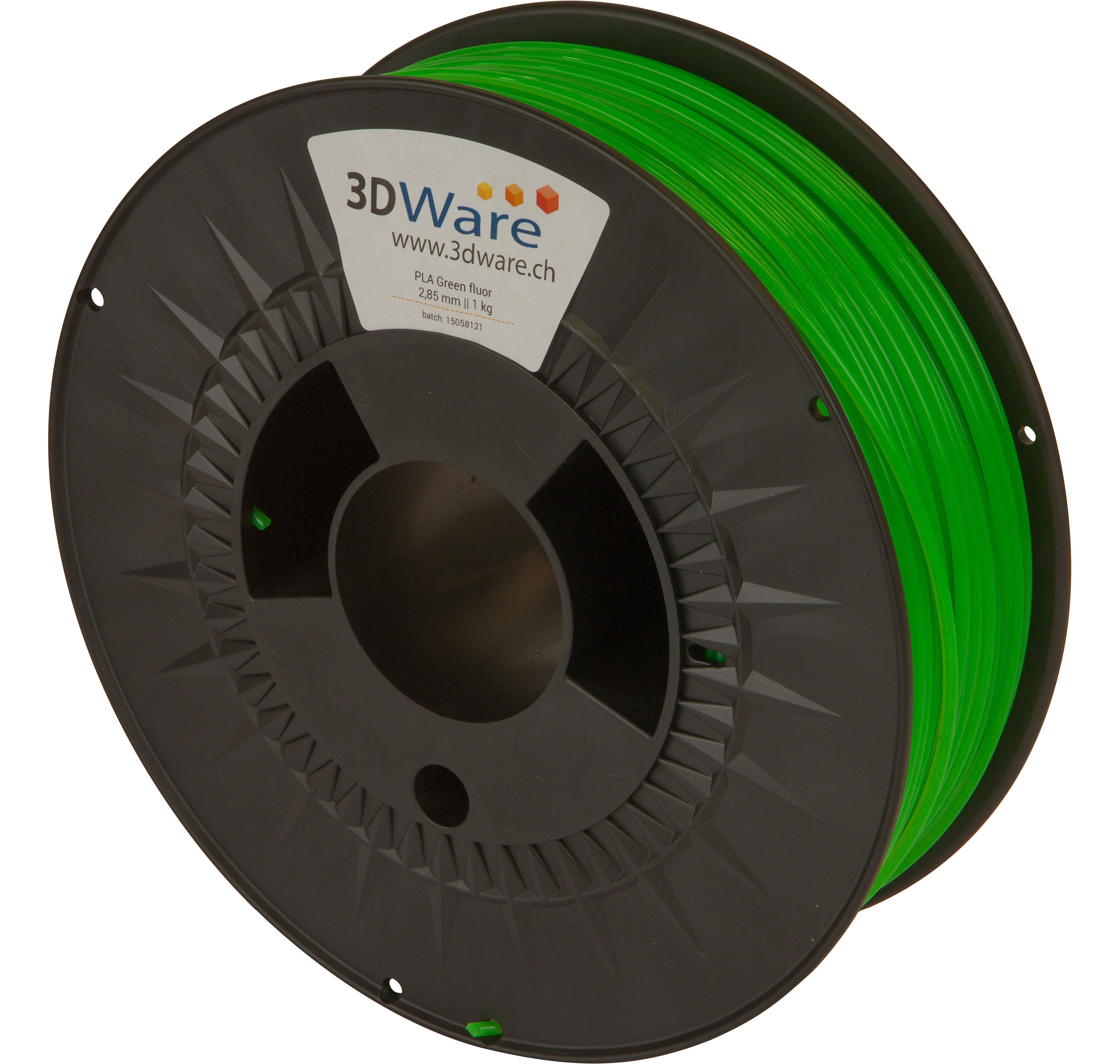 Dutch Filament PLA Green fluorescent 3mm M01123105.1-1 - 3DWare Shop ...