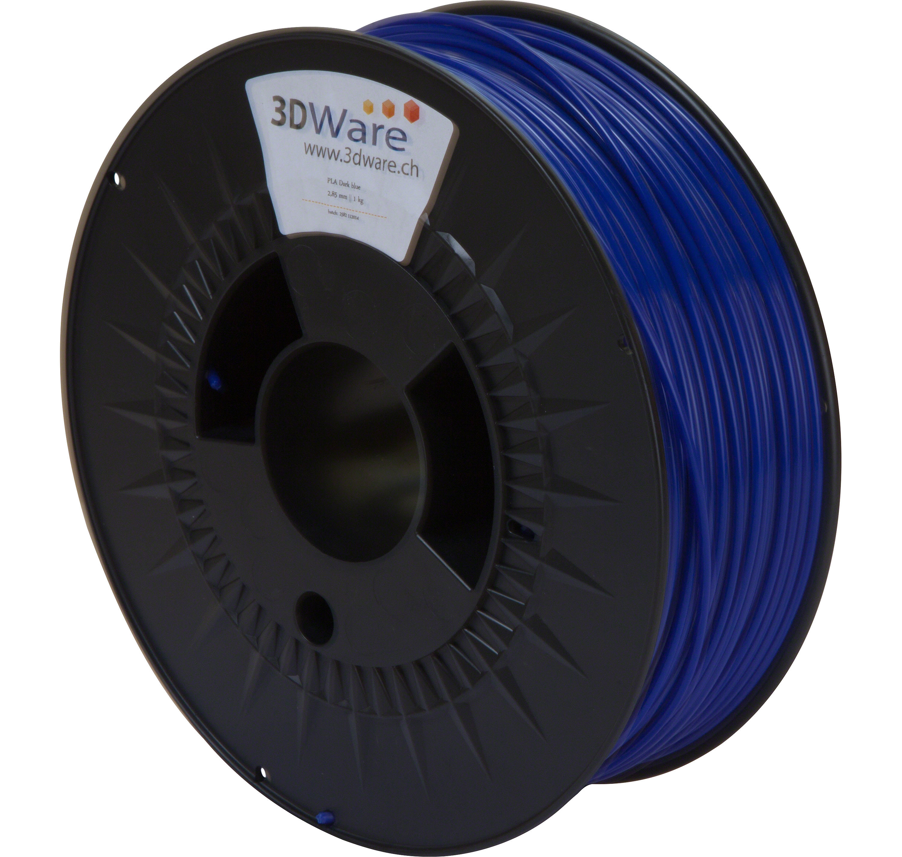 Dutch Filament PLA Dunkel Blau 3mm PLA300-BU-101 - 3DWare Shop Schweiz
