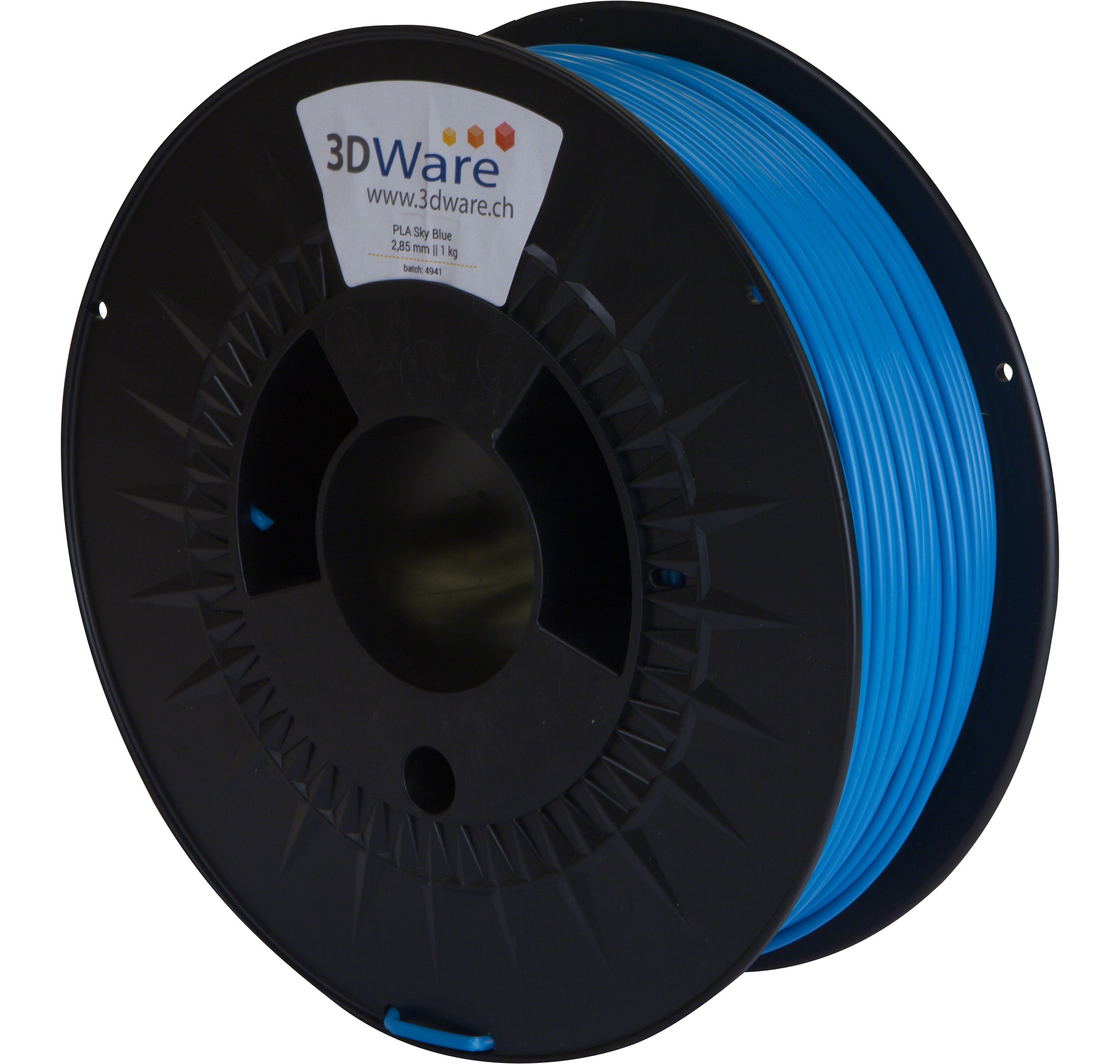 Dutch Filament PLA Hellblau 3mm PLA300-SB-101 - 3DWare Shop Schweiz