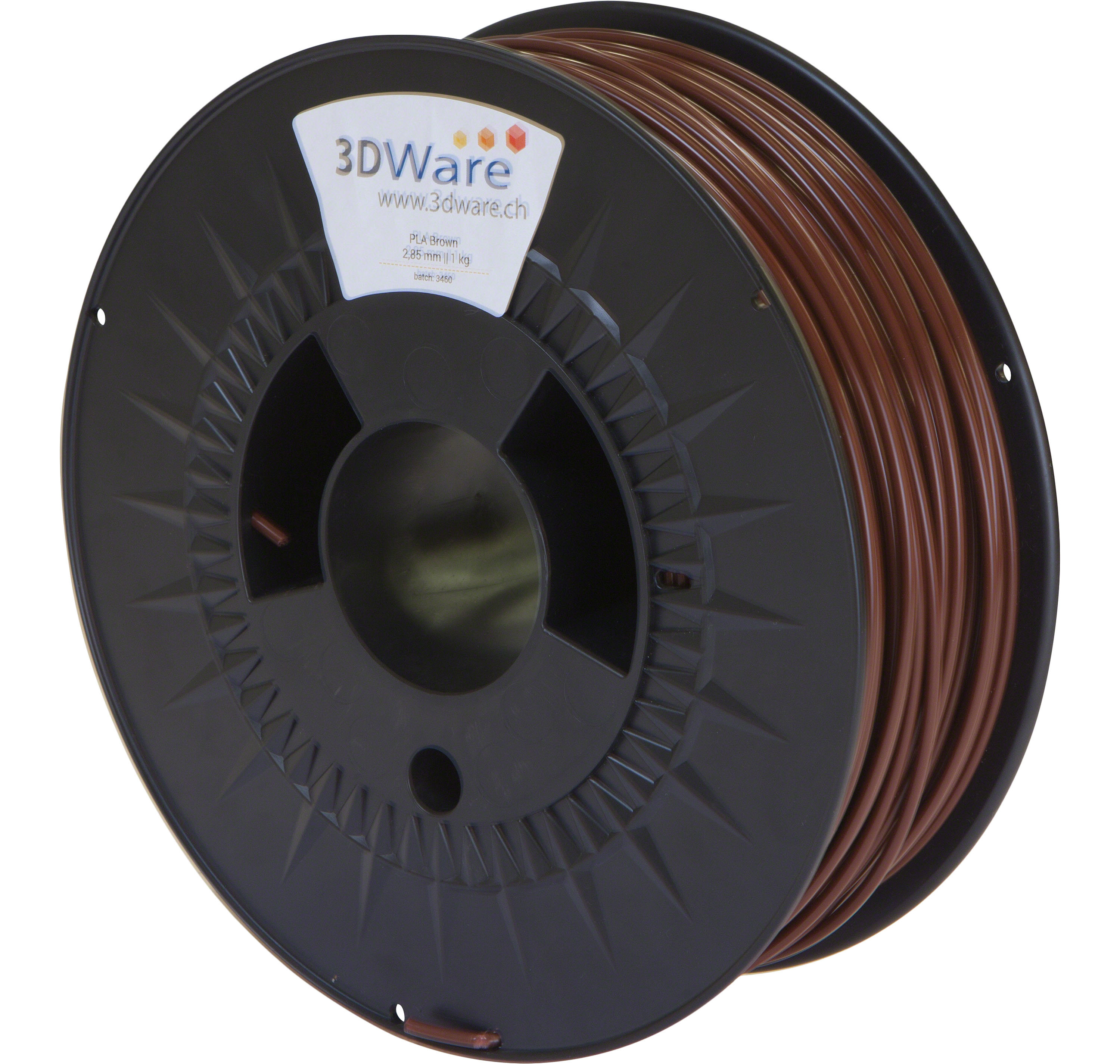 Dutch Filament PLA Brown 3mm PLA300-BR-101 - 3DWare Shop Schweiz
