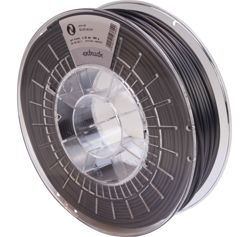 extrudr Filament BioFusion jet black 3mm M01133210.08-3 - 3DWare Shop ...