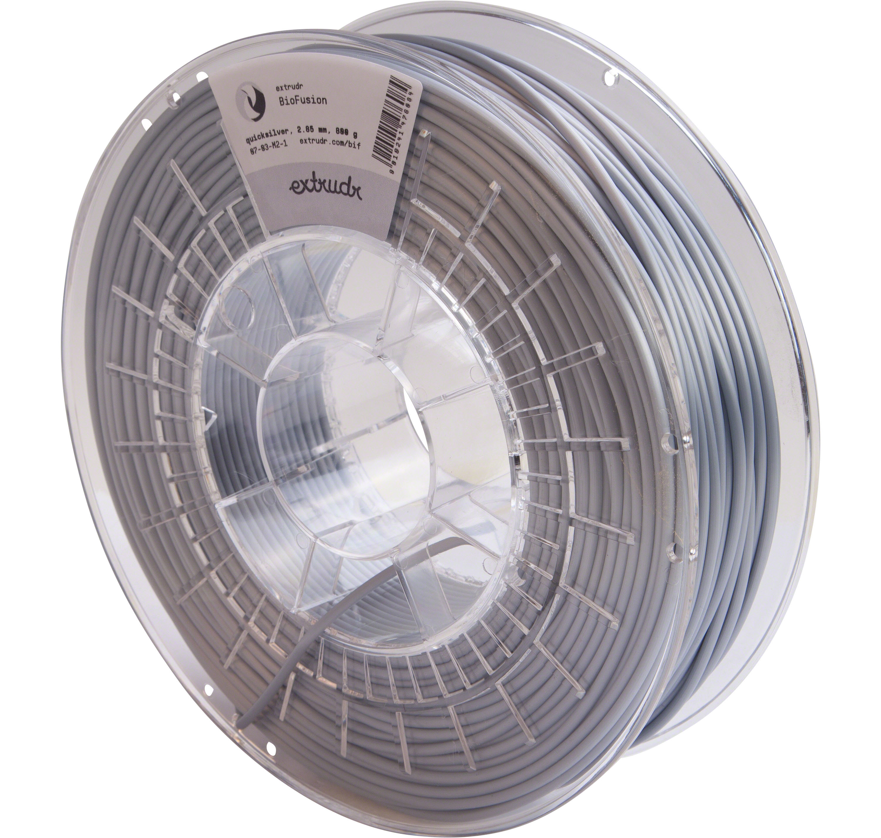 extrudr Filament BioFusion quicksilver 3mm M01133213.08-1 - 3DWare Shop ...