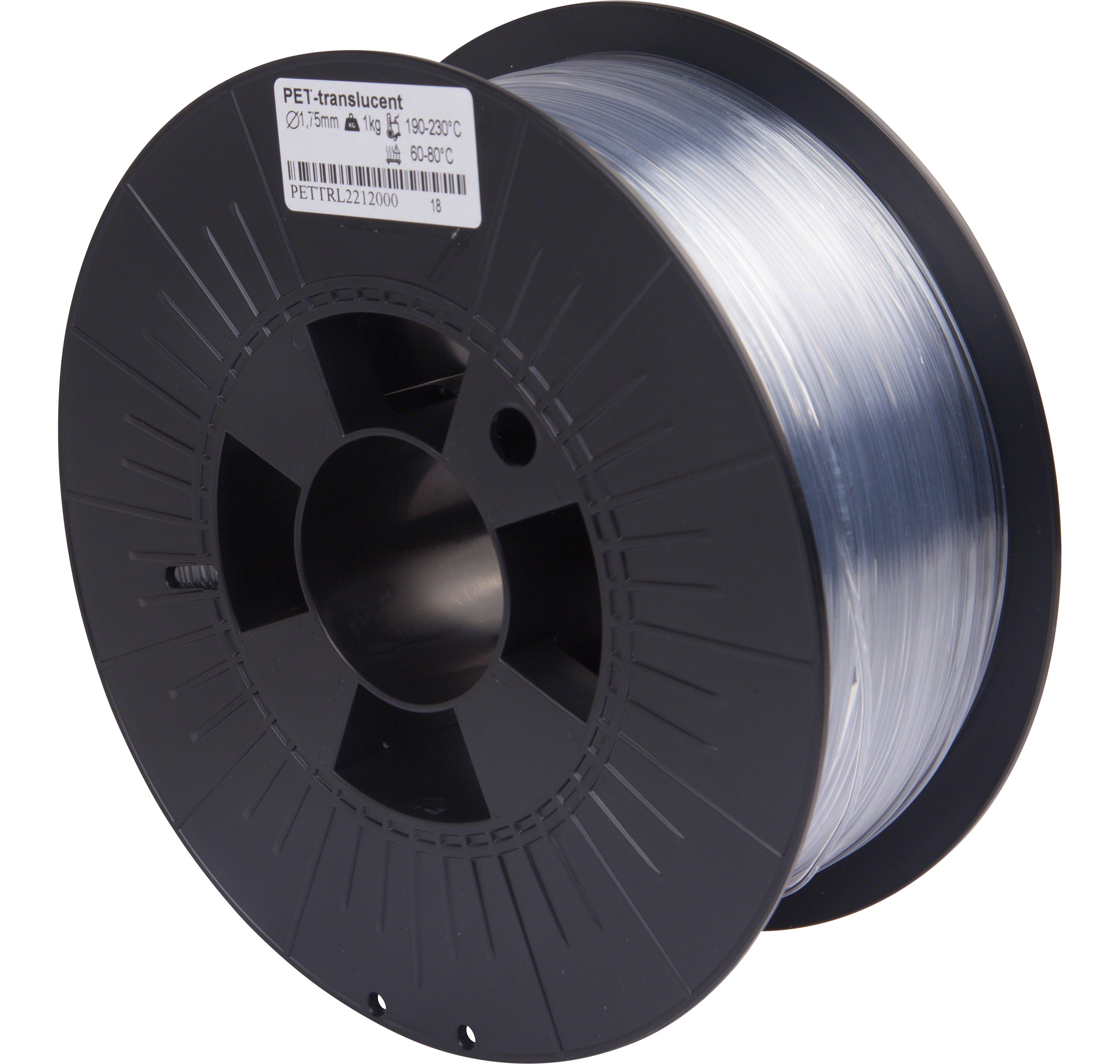 Roffelsen Filament PET Transparent 1.75mm M01148052.1-1 - 3DWare Shop ...