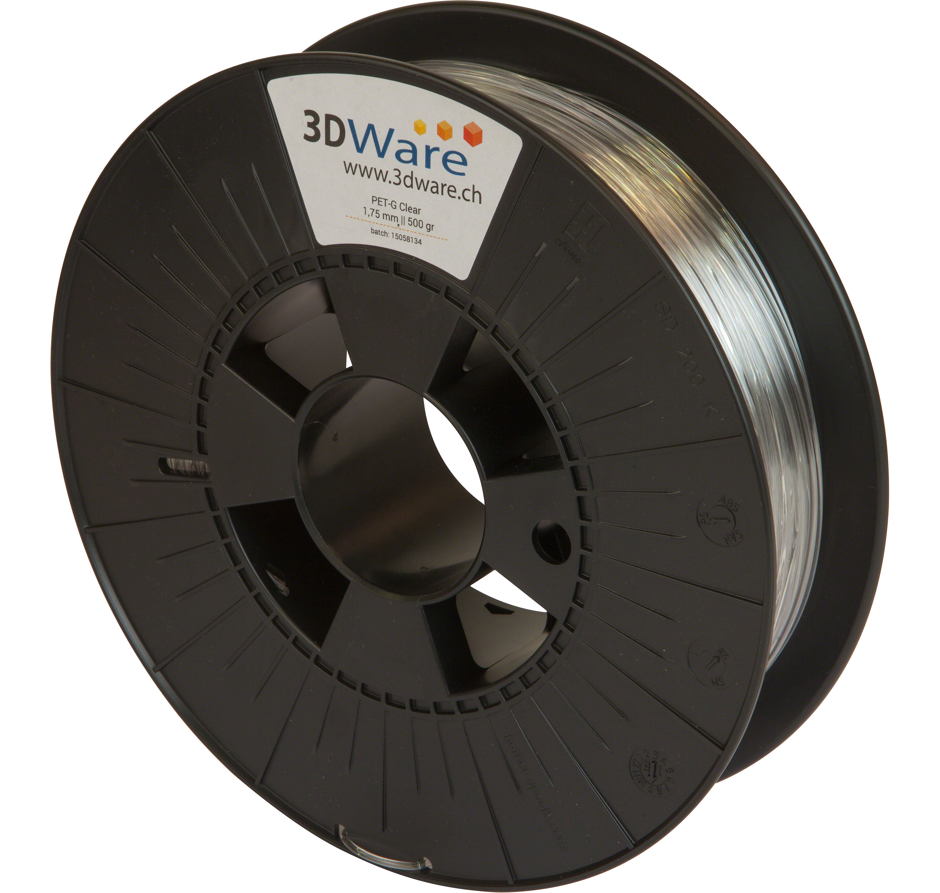 Dutch Filament PET-G Transparent 1.75mm M01148152.050 - 3DWare Shop Schweiz