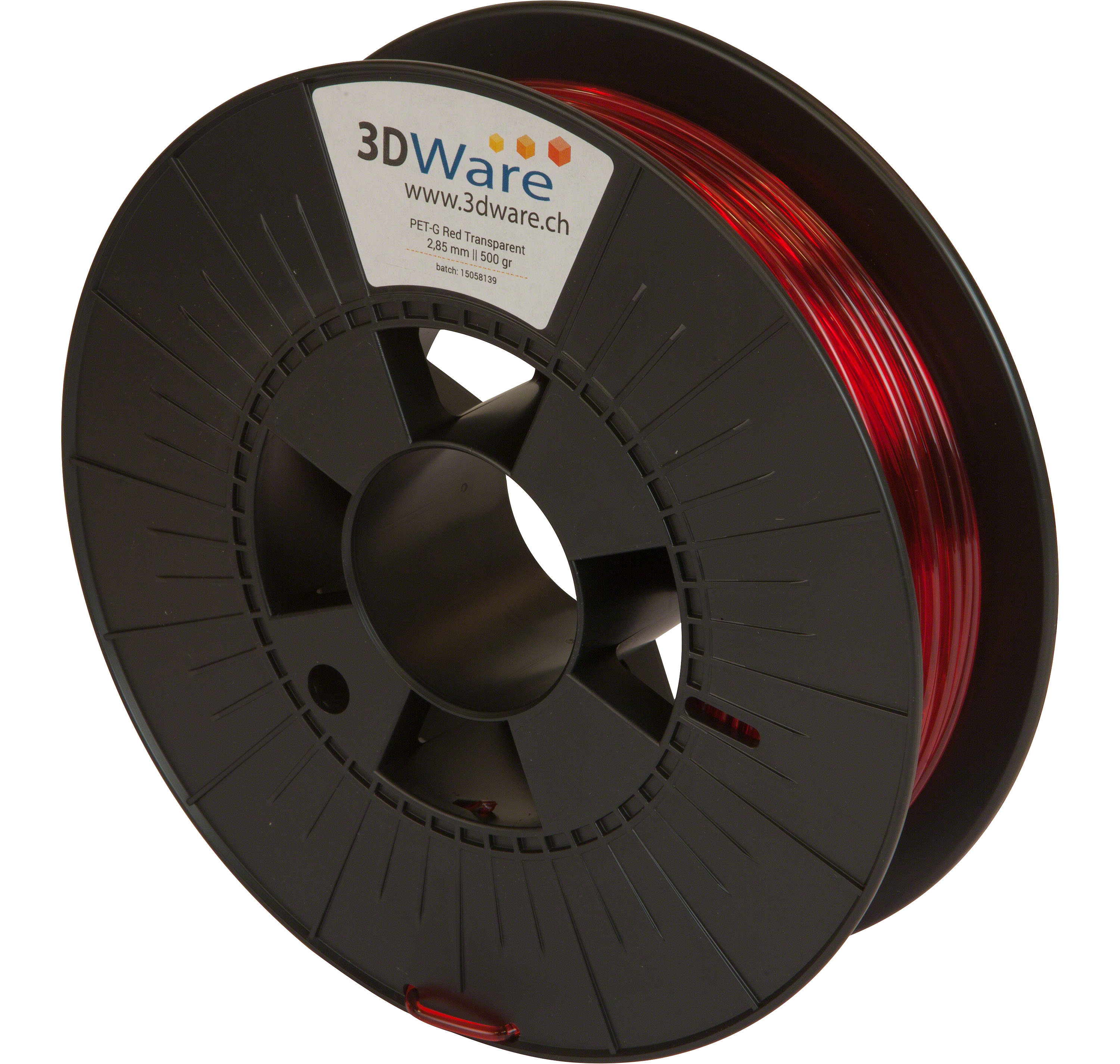 Dutch Filament PET-G-Rot transparent 3mm M01149109.050 - 3DWare Shop ...