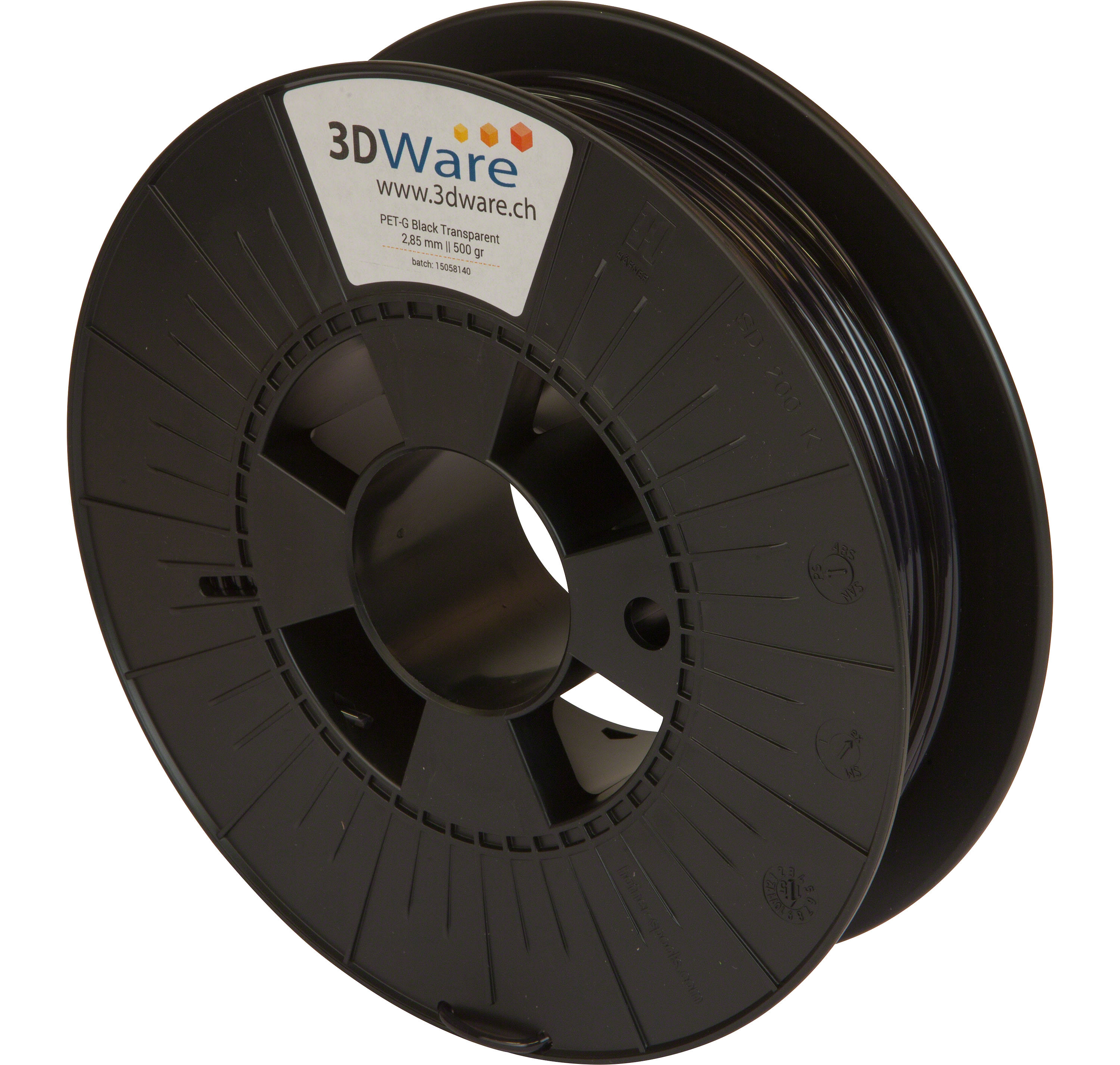 Dutch Filament PET-G-Black transparent 3mm M01149110.050 - 3DWare Shop ...