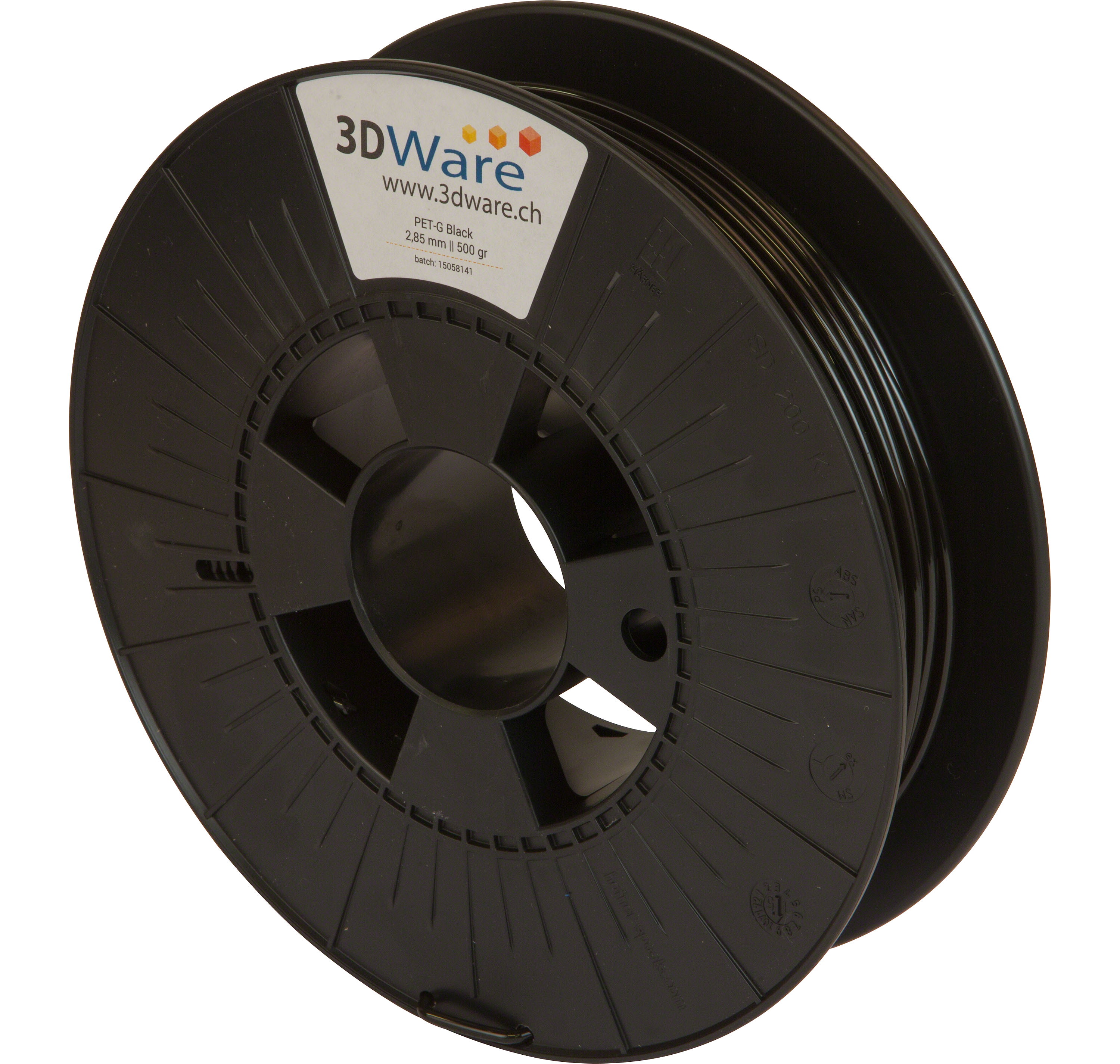 Dutch Filament PET-G-Black 3mm M01149110.050-1 - 3DWare Shop Schweiz