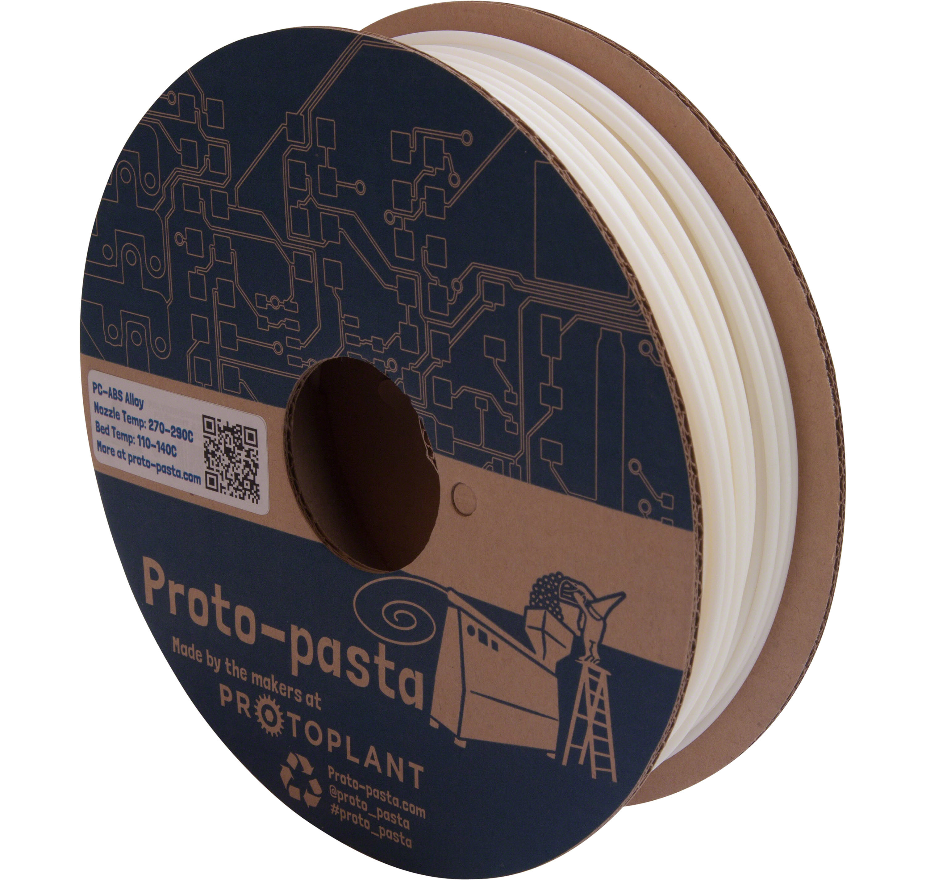 Proto Plant Filament PC-ABS Natur 3mm M01153016.05 - 3DWare Shop Schweiz