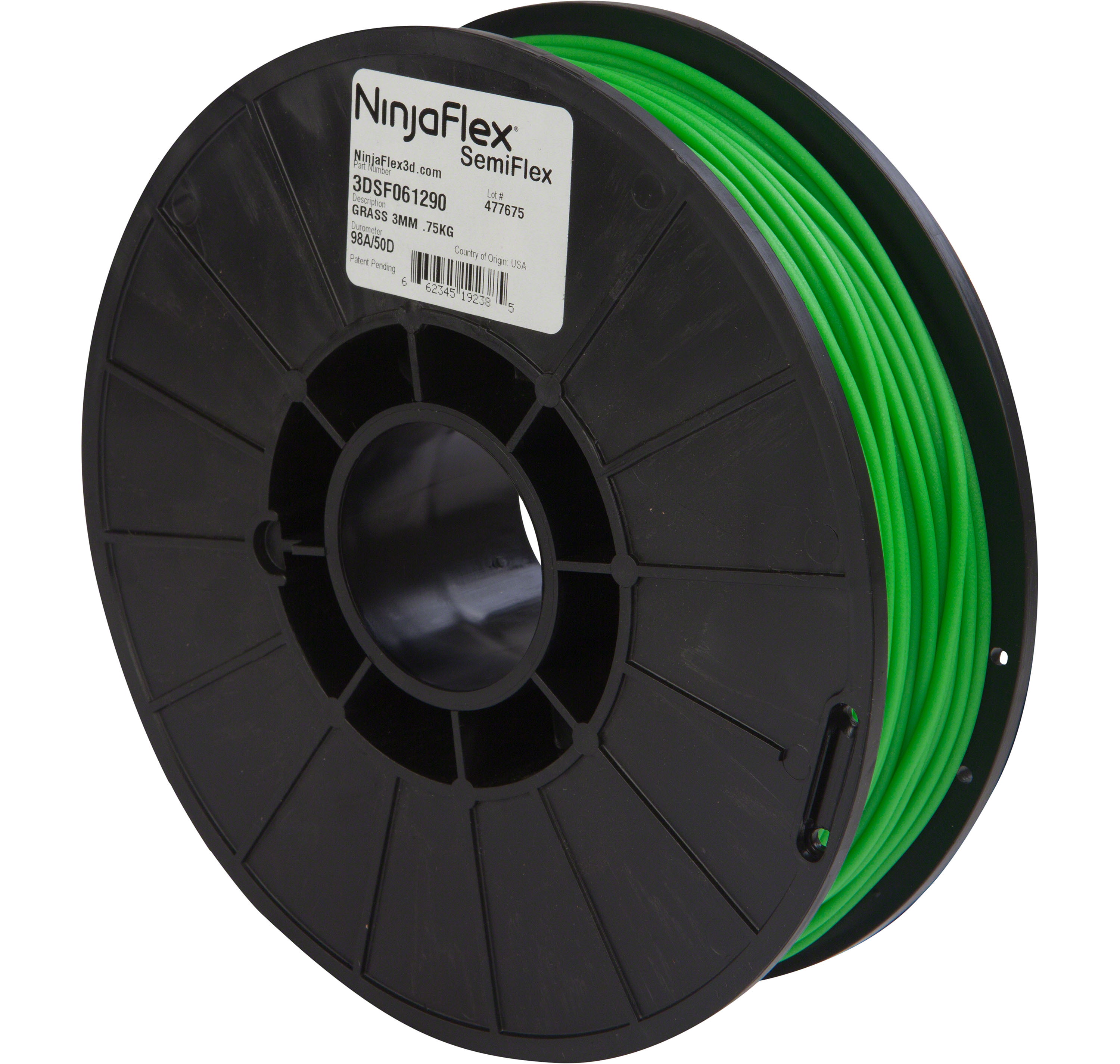 NinjaTek Filament Cheetah 95A TPU Grass Green 3mm M01155005.075-1 ...