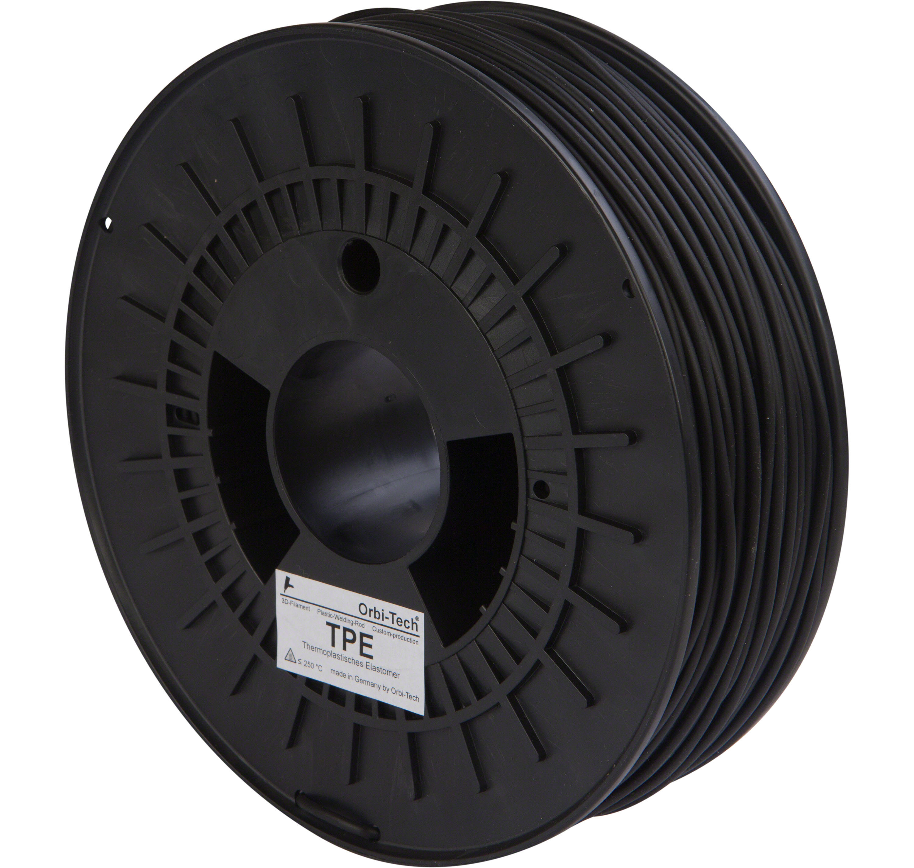 Orbi-Tech Filament TPE Black 3mm M01155010.075-2 - 3DWare Shop Schweiz