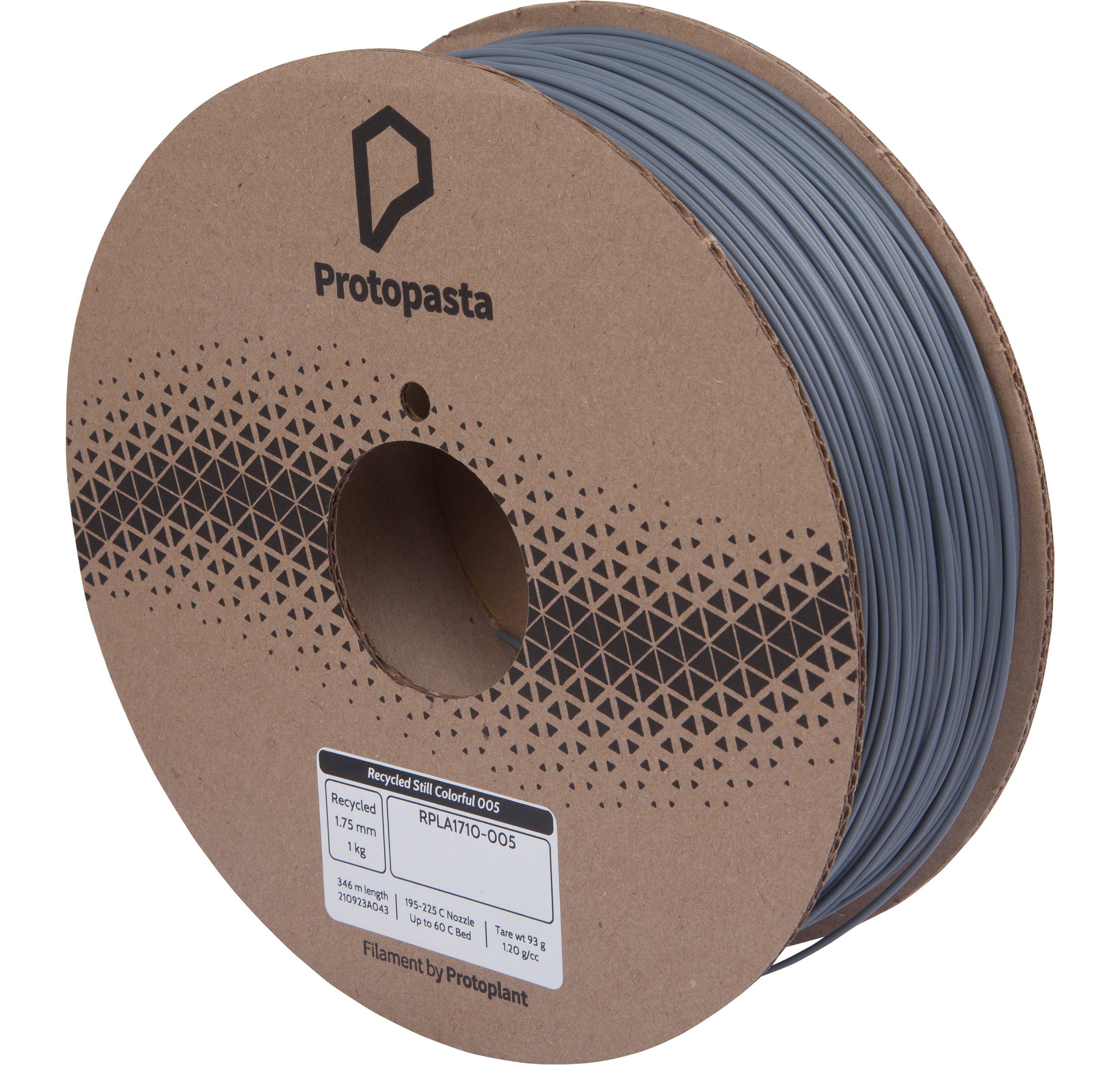 Proto Plant Filament Recycled PLA Gray 1.75mm M01184011.1-1 - 3DWare ...