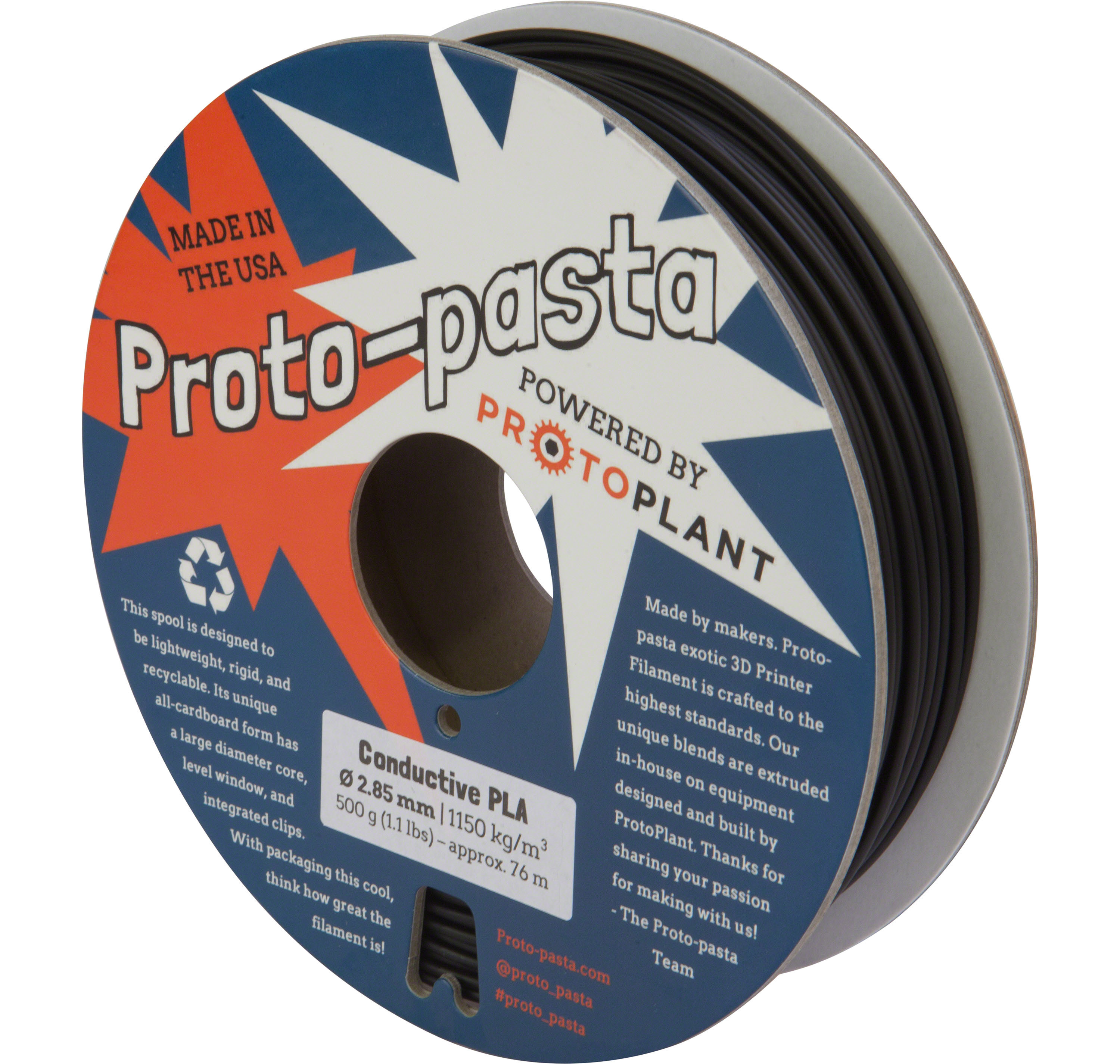 Proto Plant Filament leitfähiges PLA 3mm M01185011.050-1 - 3DWare Shop ...