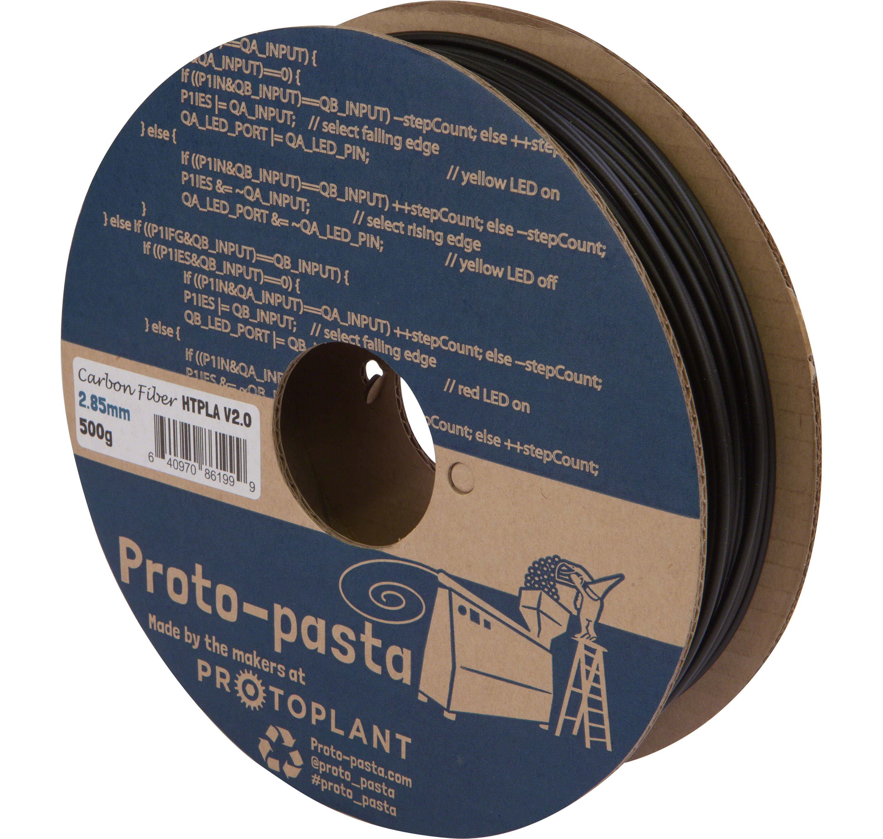Proto Plant Filament High Performance HTPLA - Carbon Fiber Black 3mm ...