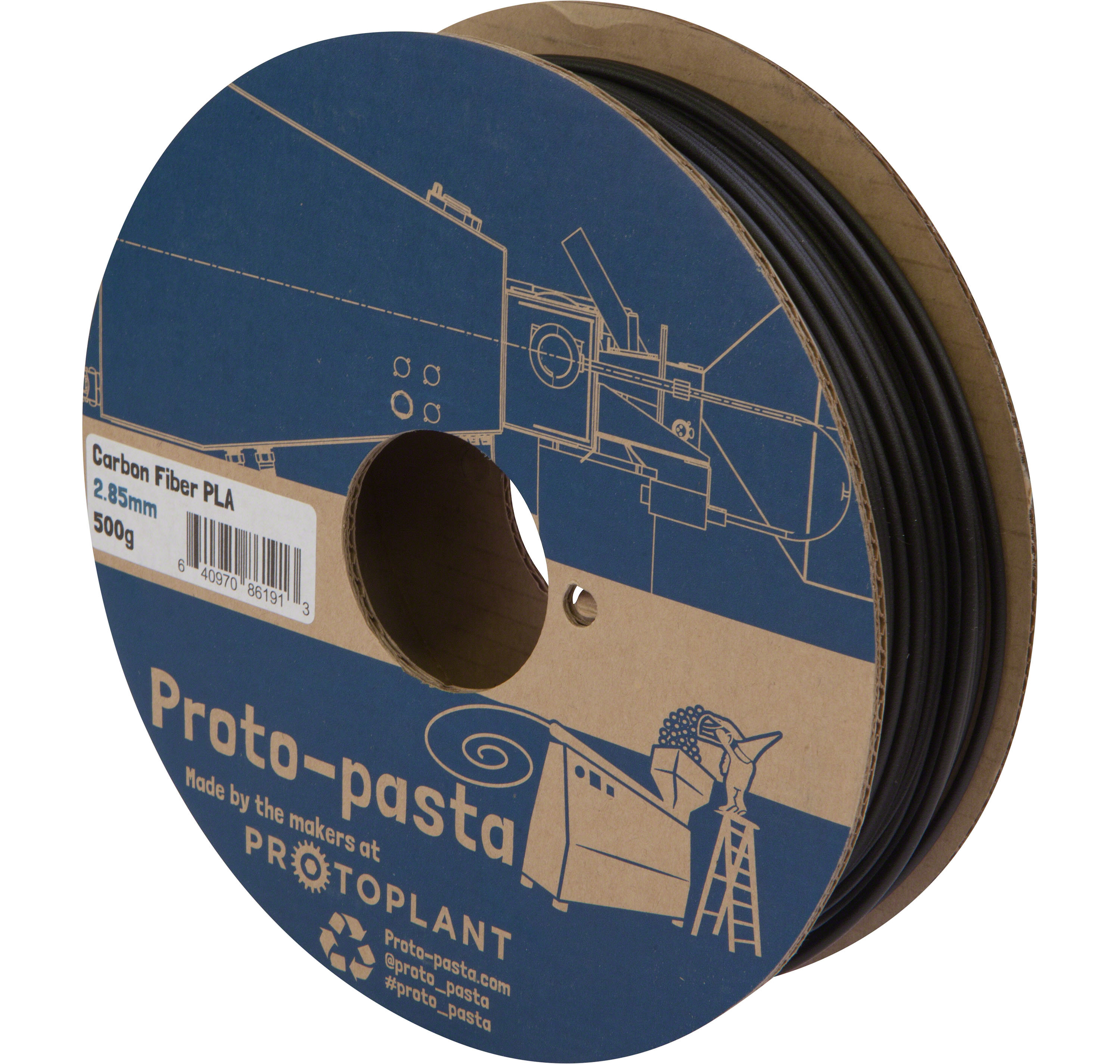 Proto Plant Filament PLA - Carbon Fiber 3mm M01185011.050-3 - 3DWare ...