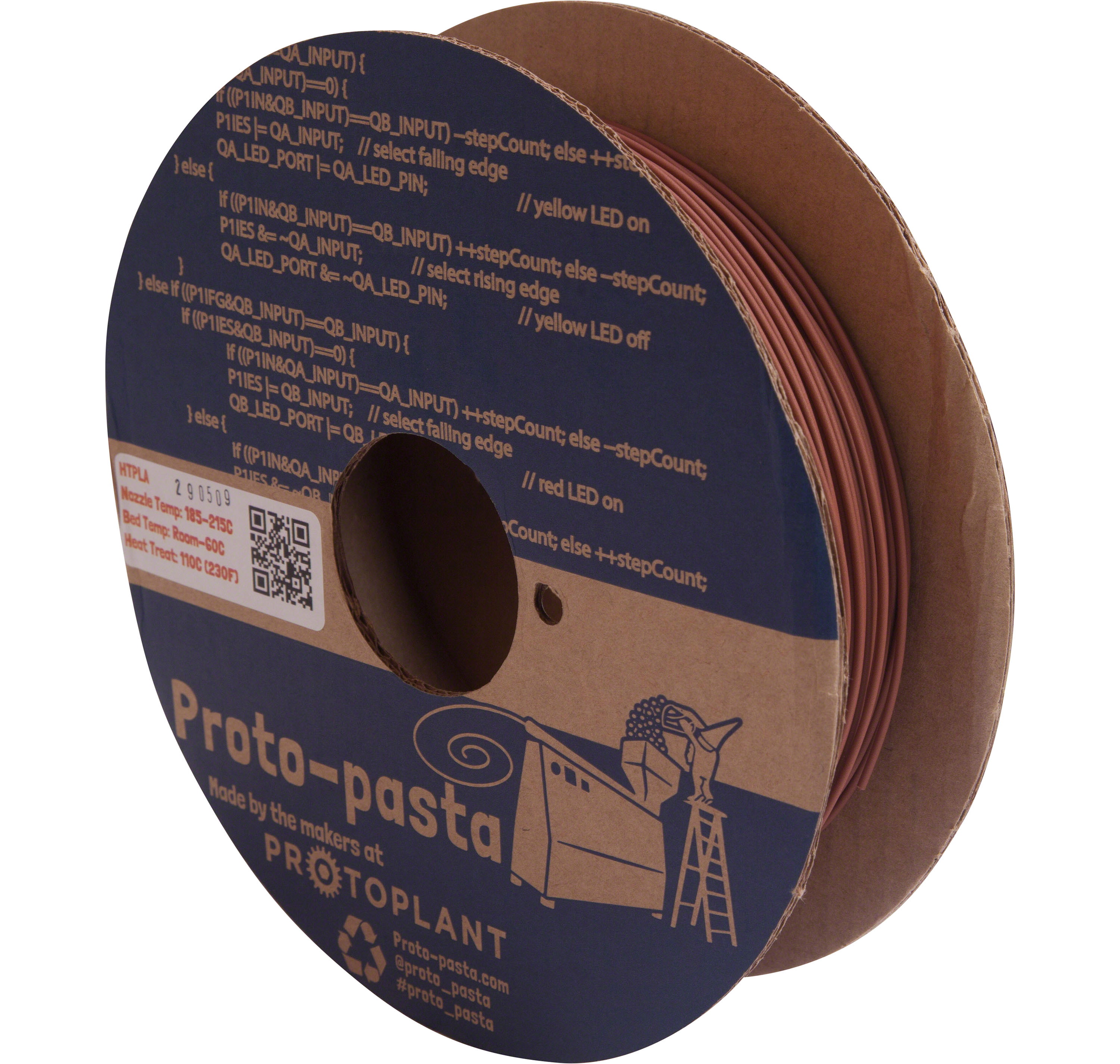 Proto Plant Filament Copper-filled Metal HTPLA 1.75mm M01198011.050-5 ...