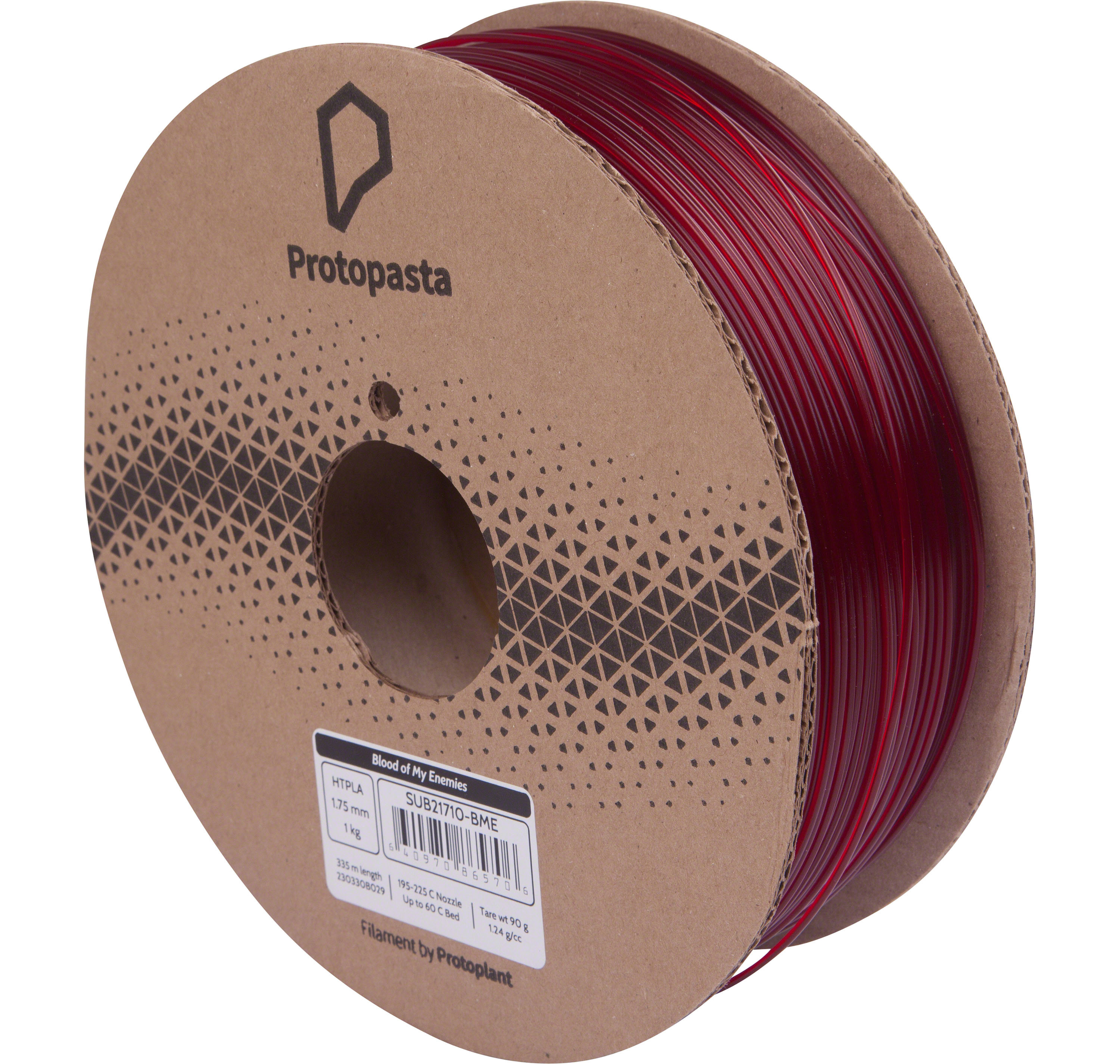 Proto Plant Filament HTPLA Amie's Blood of My Enemies Translucent Red 1 ...