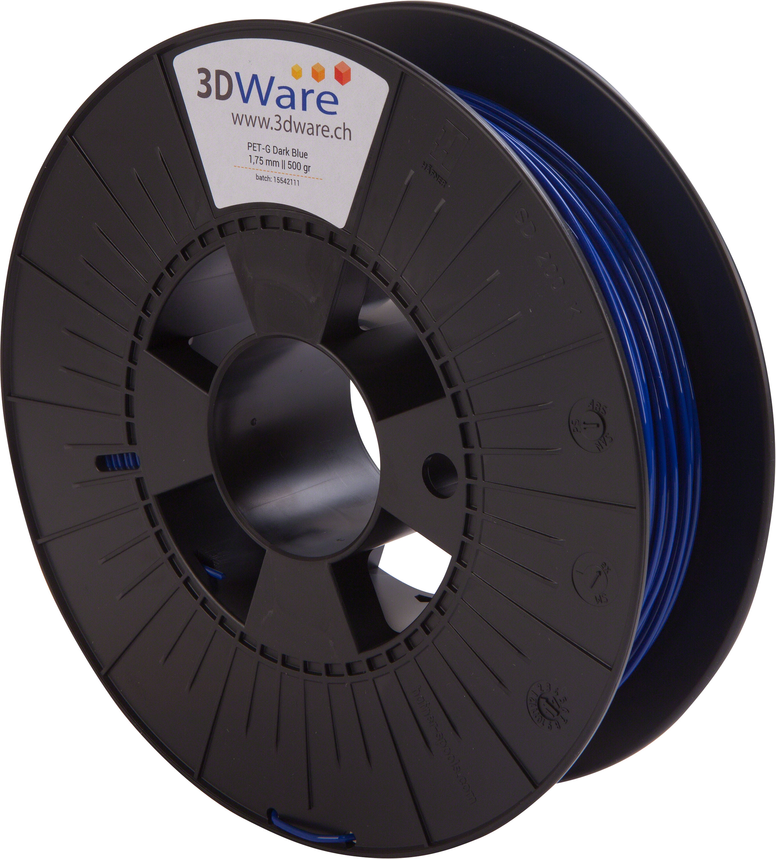 Dutch Filament PET-G-Blau 1.75mm M01148106.050-2 - 3DWare Shop Schweiz