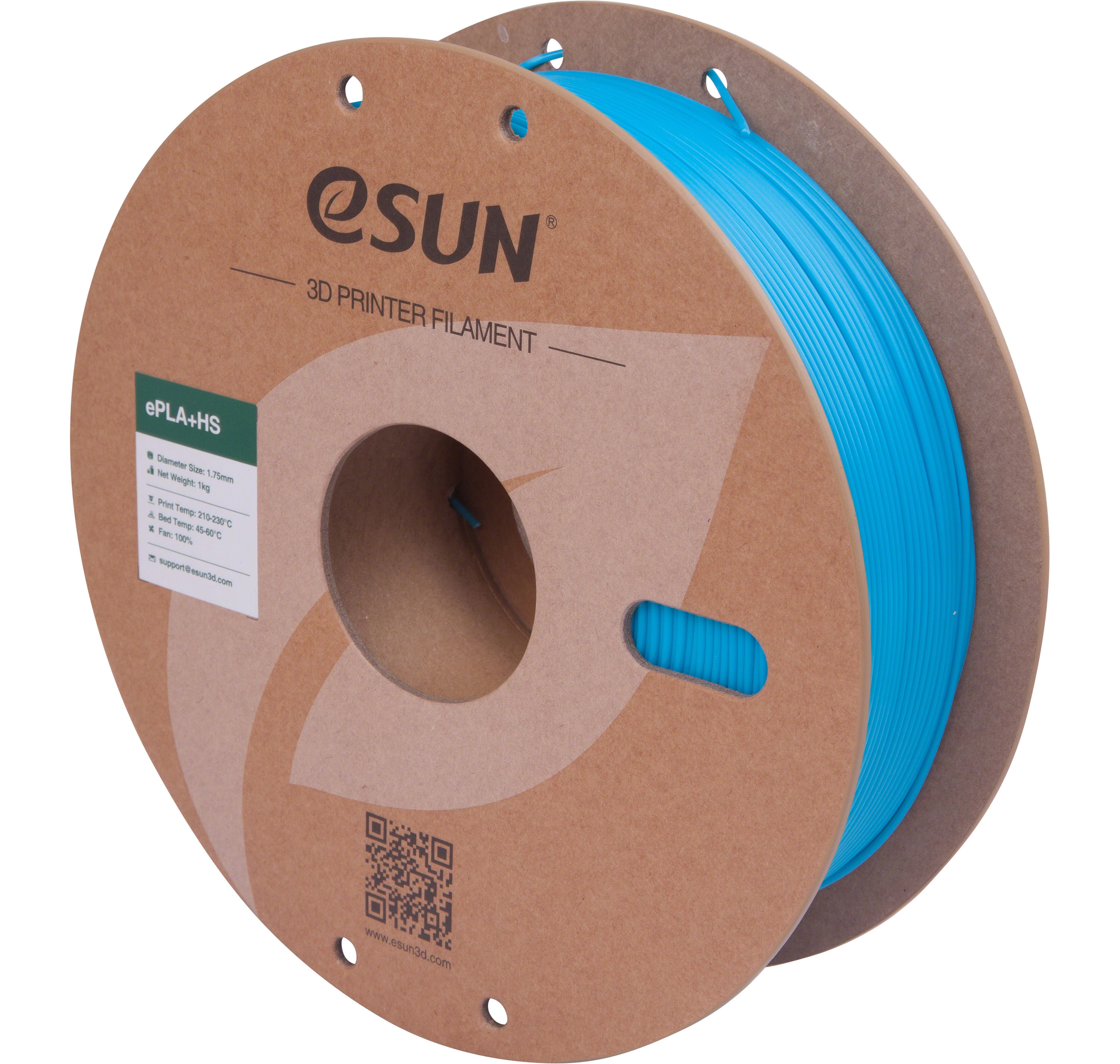 eSUN Filament PLA+ High Speed Light Blue 1.75mm M01122006.1-25 - 3DWare ...