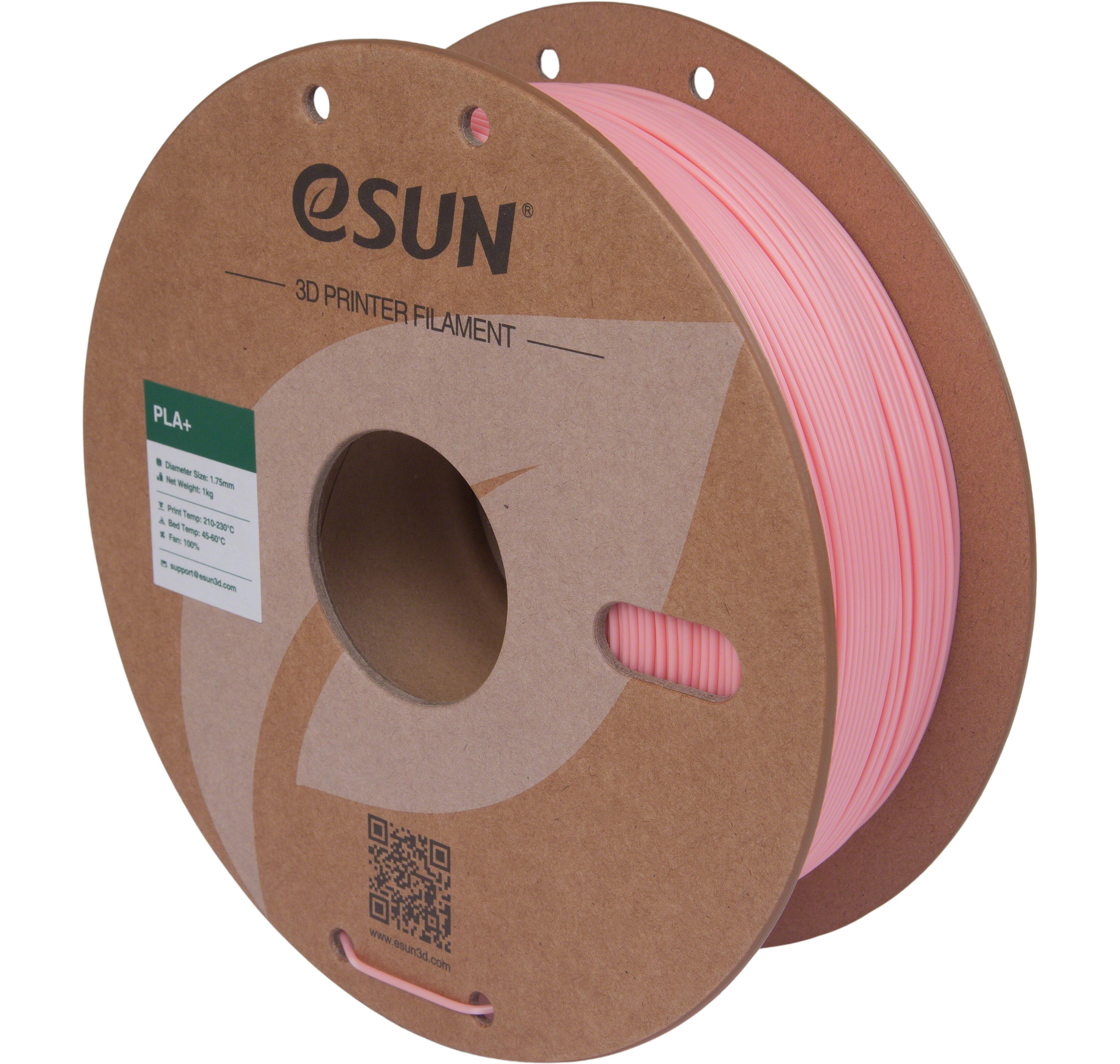eSUN Filament PLA+ Soft Pink 1.75mm M01122003.1-6 - 3DWare Shop Schweiz