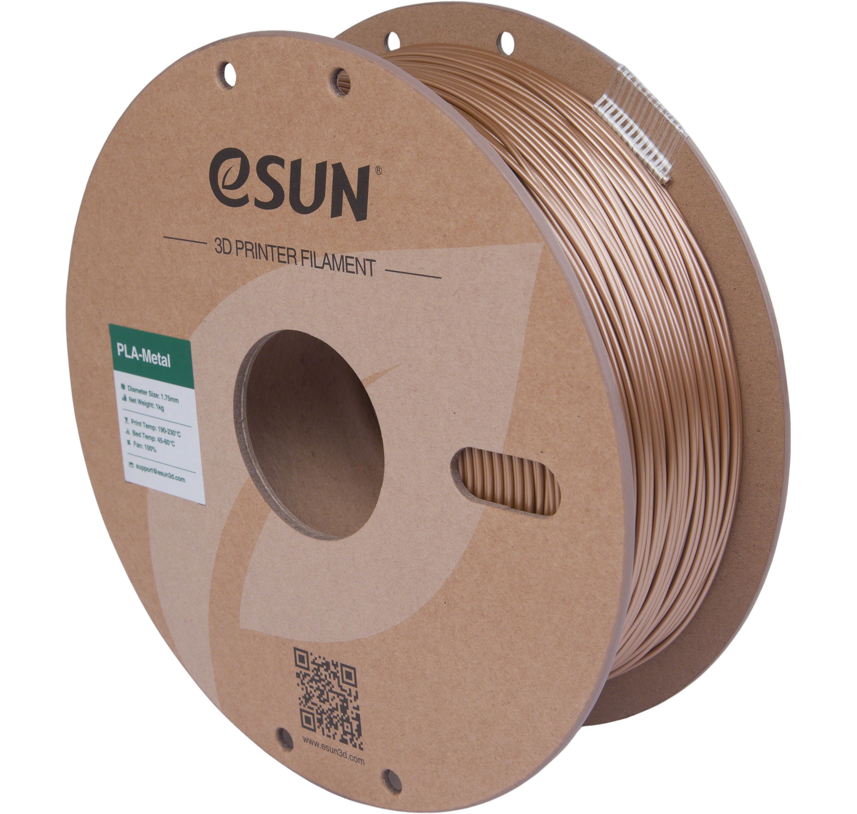 eSUN Filament PLA Metal Antique Brass 1.75mm M01122017.1-19 - 3DWare ...